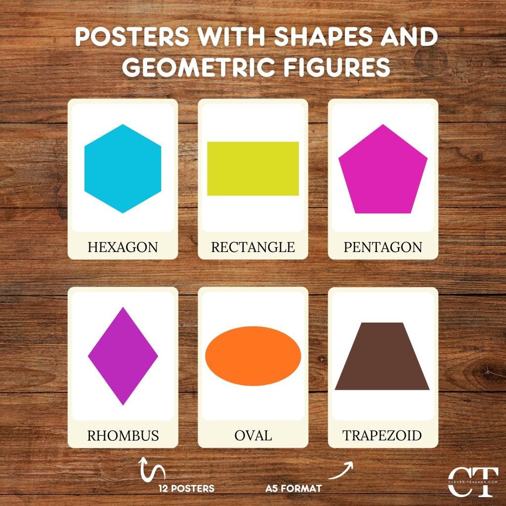Posters With Shapes and Geometric Figures - Clever Teacher